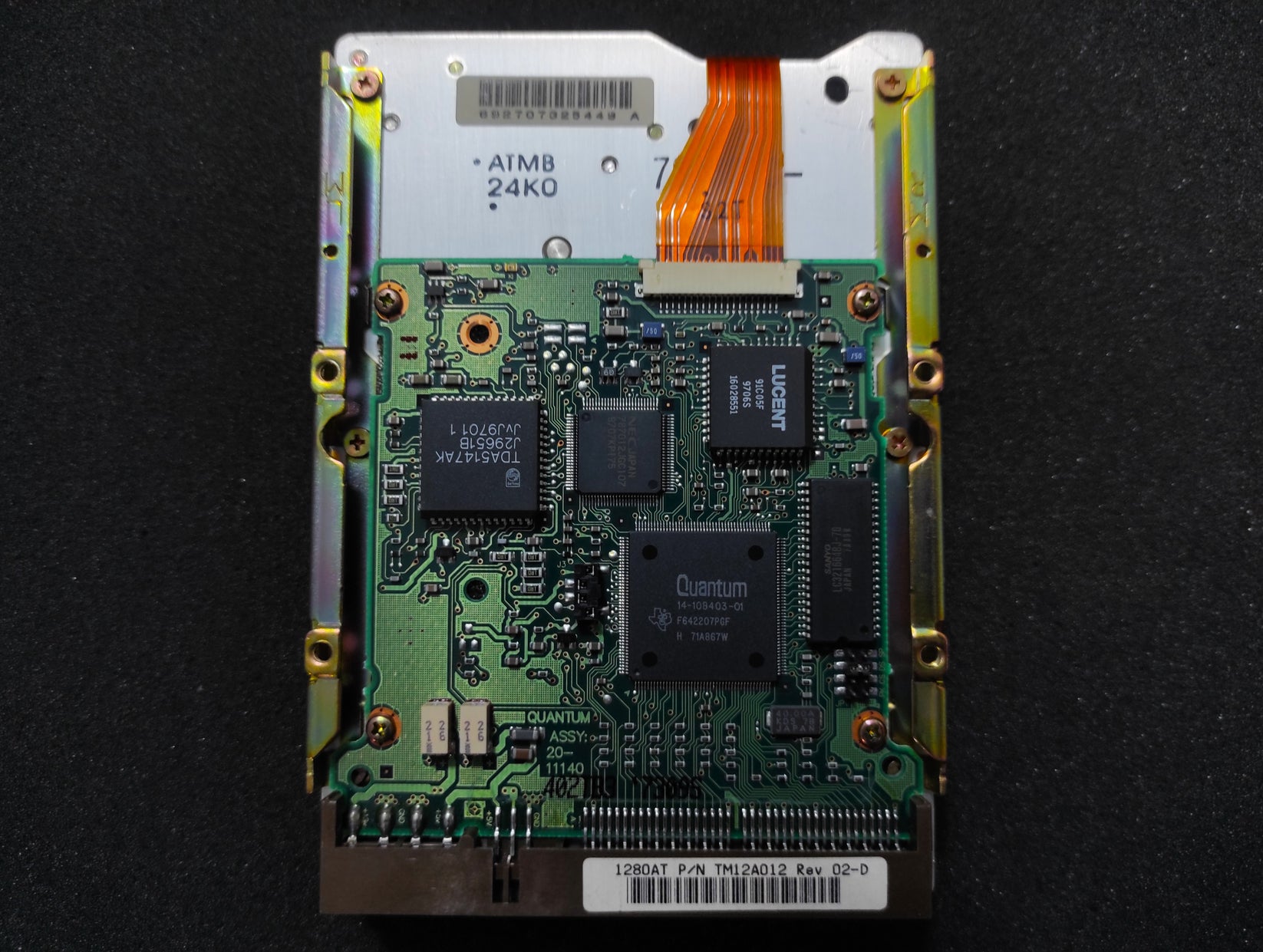 Quantum Fireball TM TM12A012 1.2GB 128KB 4500RPM IDE 3.5" Retro Hard ...