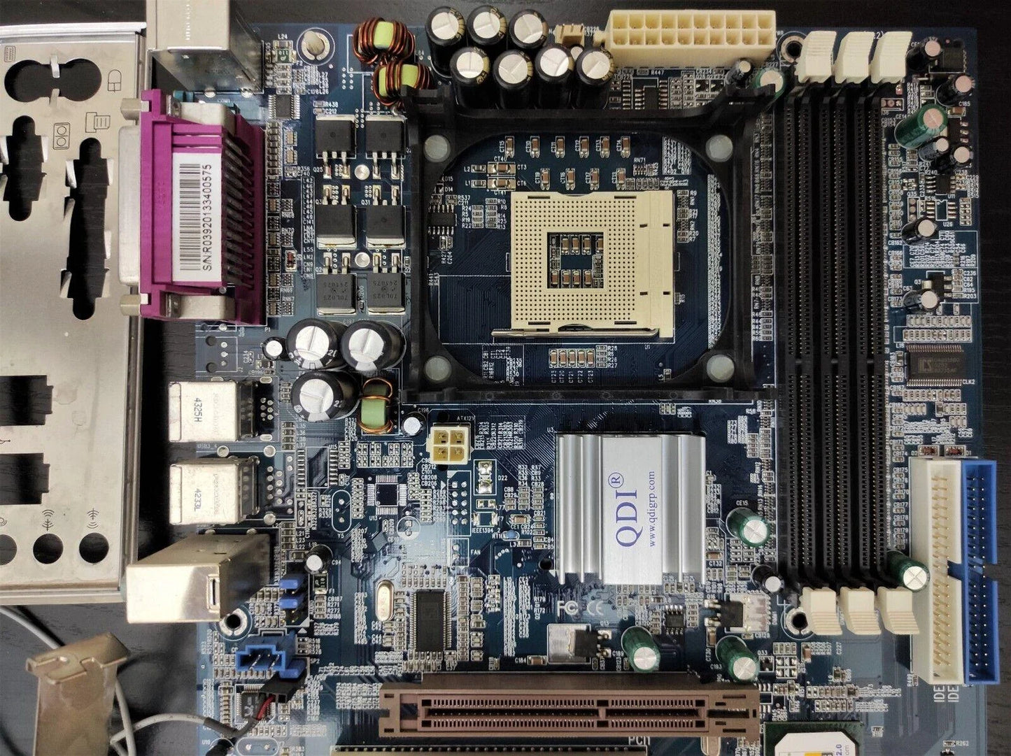 QDI Superb 4X V2.0 SiS-648 Socket 478 ATX Vintage Retro Motherboard AGP ...